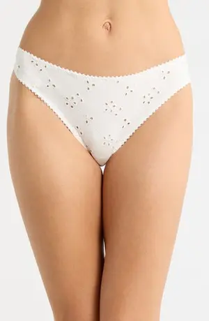 Free People Homegrown Thong - Ivory