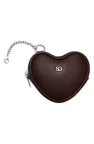 STAND OIL Heart Airpod Key Chain - Marron