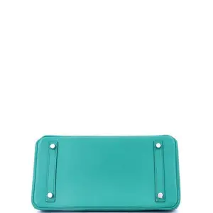 Hermès Birkin Handbag Epsom With Palladium Hardware 30 - Blue
