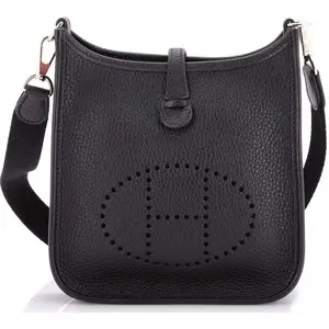 Hermès Evelyne Bag Gen Iii Clemence Tpm - Black