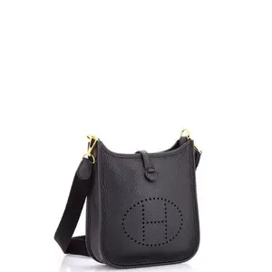 Hermès Evelyne Bag Gen Iii Clemence Tpm - Black