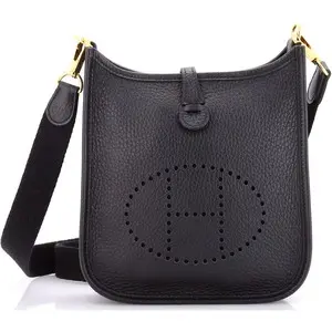 Hermès Evelyne Bag Gen Iii Clemence Tpm - Noir