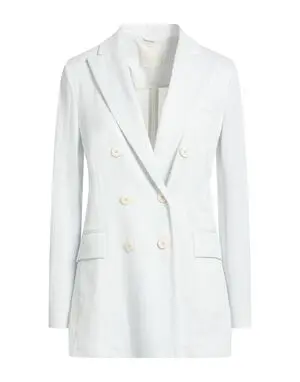 CIRCOLO 1901 Cotton-blend Double-breasted Blazer - Blue