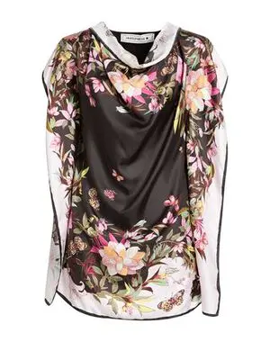 SHIRTAPORTER Floral-print Top - Black