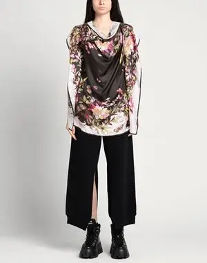 SHIRTAPORTER Floral-print Top - Black