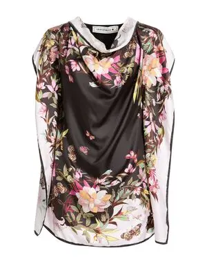 SHIRTAPORTER Floral-print Top - Black