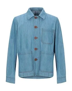 LARDINI Denim Outerwear Size Cotton - Blue