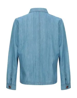LARDINI Denim Outerwear Size Cotton - Blue