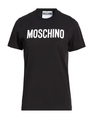 Moschino Couture Logo Cotton T-shirt - Black