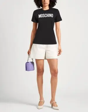 Moschino Couture Logo Cotton T-shirt - Black