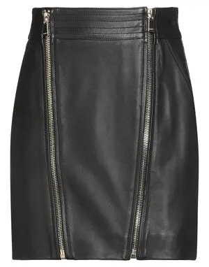 Pinko Mini Sheepskin Pencil Skirt