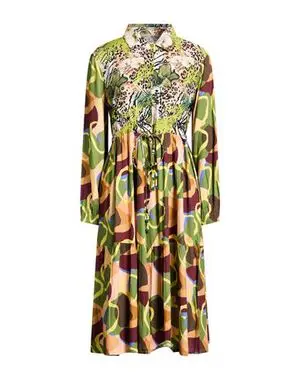 CONNOR & BLAKE Floral-print Twill Midi Shirt Dress