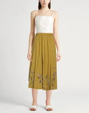 FORTE_FORTE Flared Midi Skirt With Embellishments