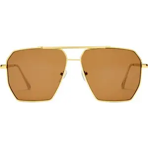 AIRE Asteroide Square Sunglasses - Bright Gold