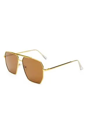 AIRE Asteroide Square Sunglasses - Bright Gold
