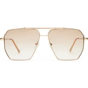 AIRE Asteroide Square Sunglasses - Gold