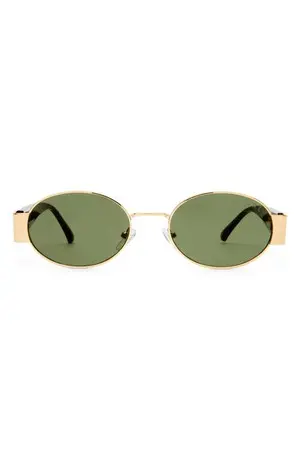 AIRE Mars Ii 51mm Oval Sunglasses - Gold/dark Tort
