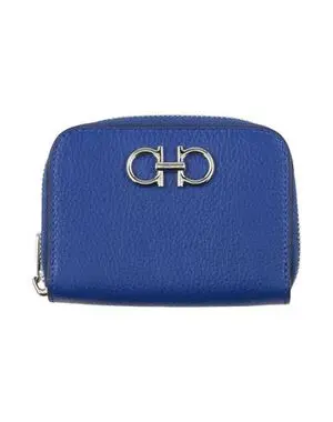 FERRAGAMO Wallet Calfskin - Blue