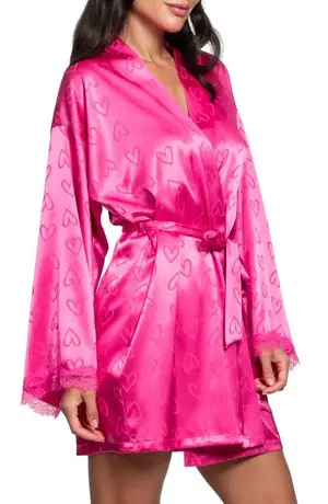 IN BLOOM BY JONQUIL Sasha Heart Satin Wrap