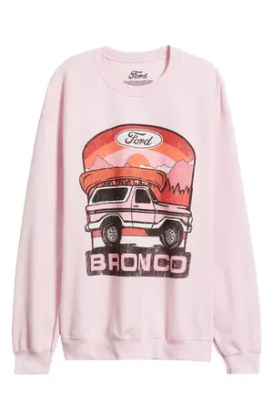 MERCH TRAFFIC Bronco Graphic Sweatshirt