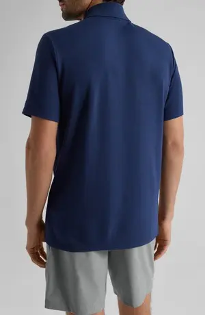 Tommy John Modal Blend Piqué Polo - Dress Blues