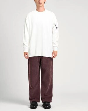 C.P. COMPANY Crewneck Long Sleeve Sweater - White