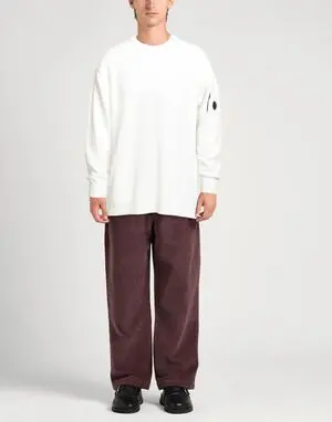 C.P. COMPANY Crewneck Long Sleeve Sweater - White