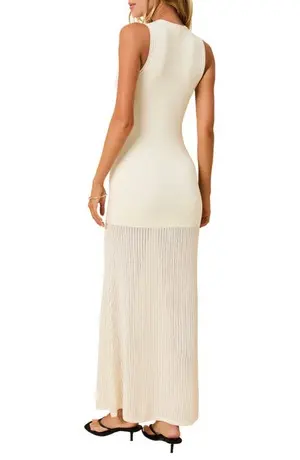 Solid & Striped The Lucerne Sleeveless Maxi Sweater Dress - Brule