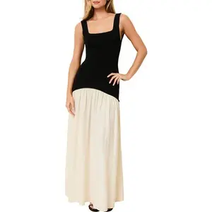 Two-Tone Maxi Dresses