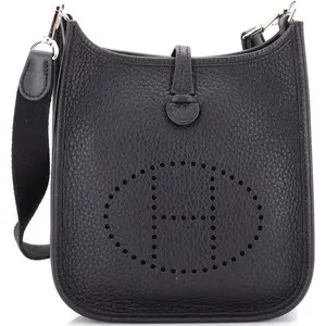 Hermès Evelyne Bag Gen III Clemence TPM Noir