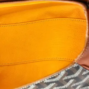 Goyard Saigon Top Handle Bag Coated Canvas With Leather Mini - Brown