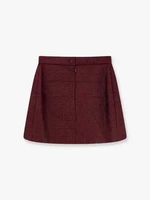 Fendi Quilted Mini Skirt