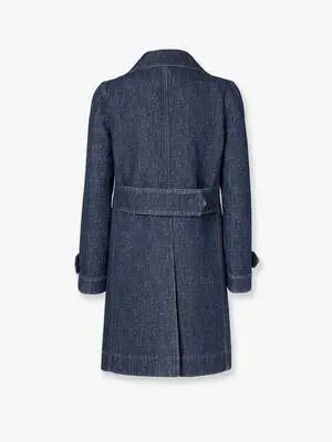 Fendi Ff Padded Denim Caban