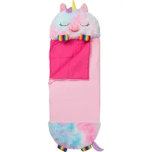 HAPPY NAPPERS Pillow & Sleepy Sack Medium Rainbow Unicorn - Multicolored