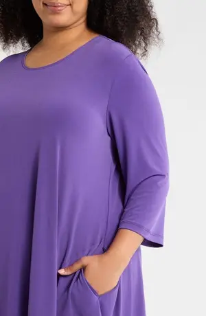 Vikki Vi Swing Tunic - Iris