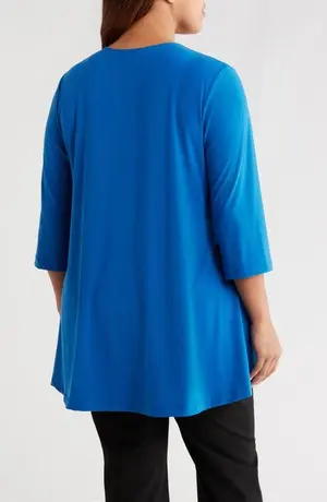 Vikki Vi Swing Tunic - Azure