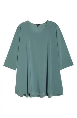 Vikki Vi Swing Tunic - Sage