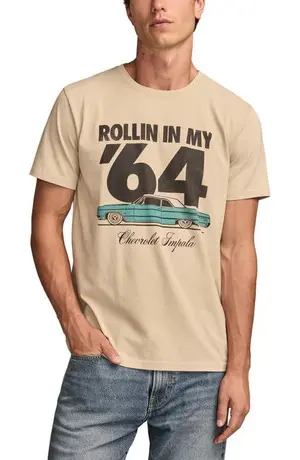 Lucky Brand 64 Chevy Impala Cotton Graphic T-shirt