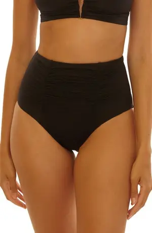 BECCA® By Rebecca Virtue High-waist Bikini Bottom - Black