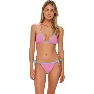 SWIM SYSTEMS Tie Side Bikini Swim Bottoms - Cotton Candy Scrunch