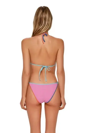 SWIM SYSTEMS Tie Side Bikini Swim Bottoms - Cotton Candy Scrunch