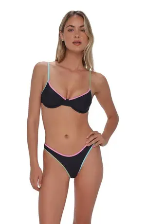 SWIM SYSTEMS Addie Underwire Bikini Top Black