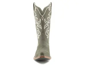 BUCK & BRANA Christianne Leather Boots - Frozen