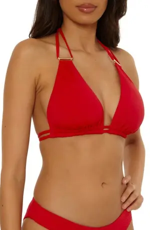 BECCA By Rebecca Virtue Riviera Triangle Bikini Top