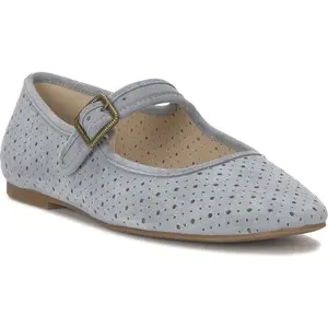 Lucky Brand Mary Jane Flat - French Grey Suede