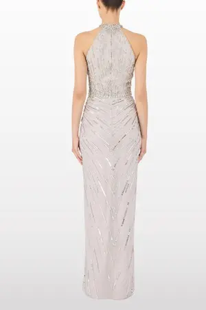 Jenny Packham Carmen Maxi Gown - Ammonite