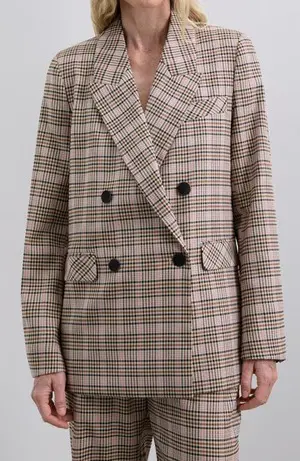 SCALPERS Checked Blazer
