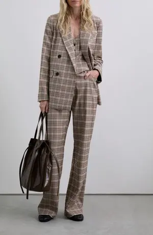 SCALPERS Checked Blazer