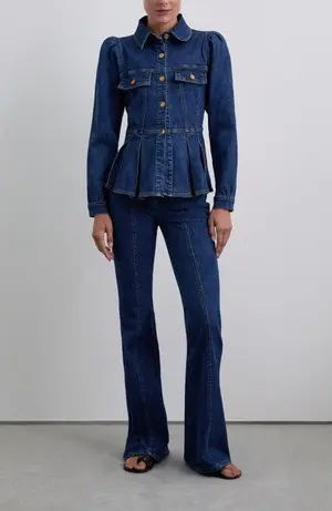 SCALPERS Candyseams Denim Shirt - Indigo