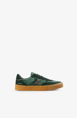 Scalpers Contrast Stitching Sneakers For Women